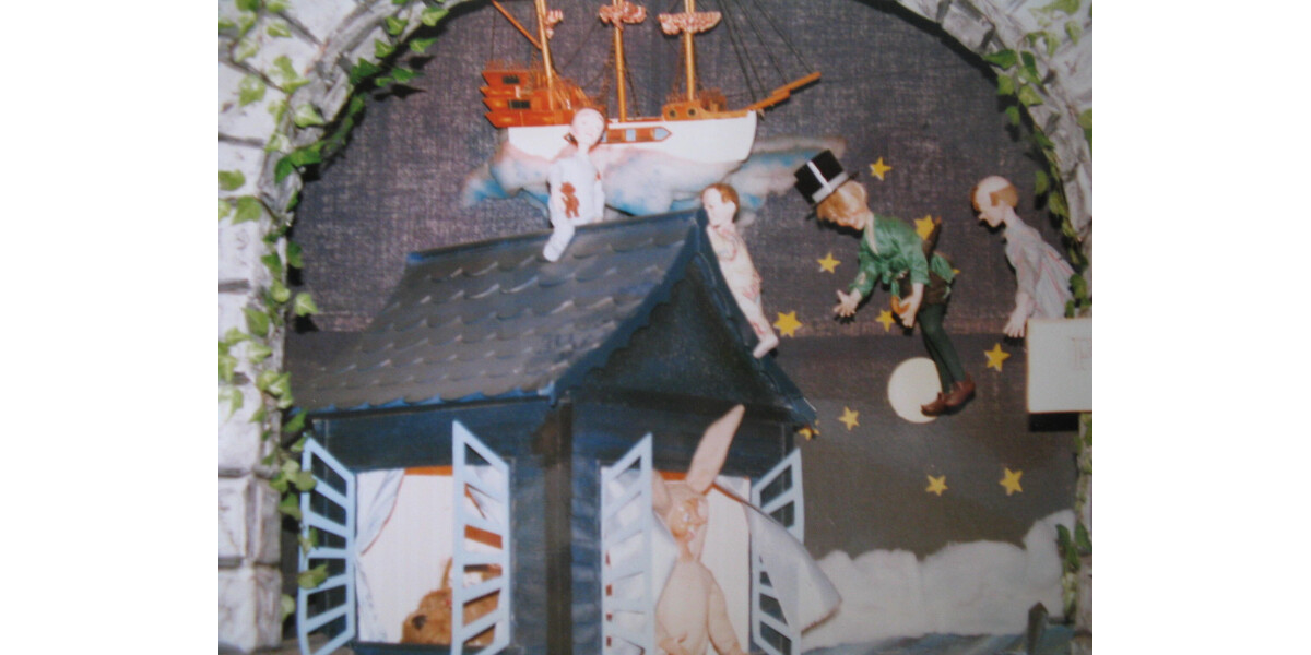 Peter Pan display at Hays Roof playground | discoverywall.nz