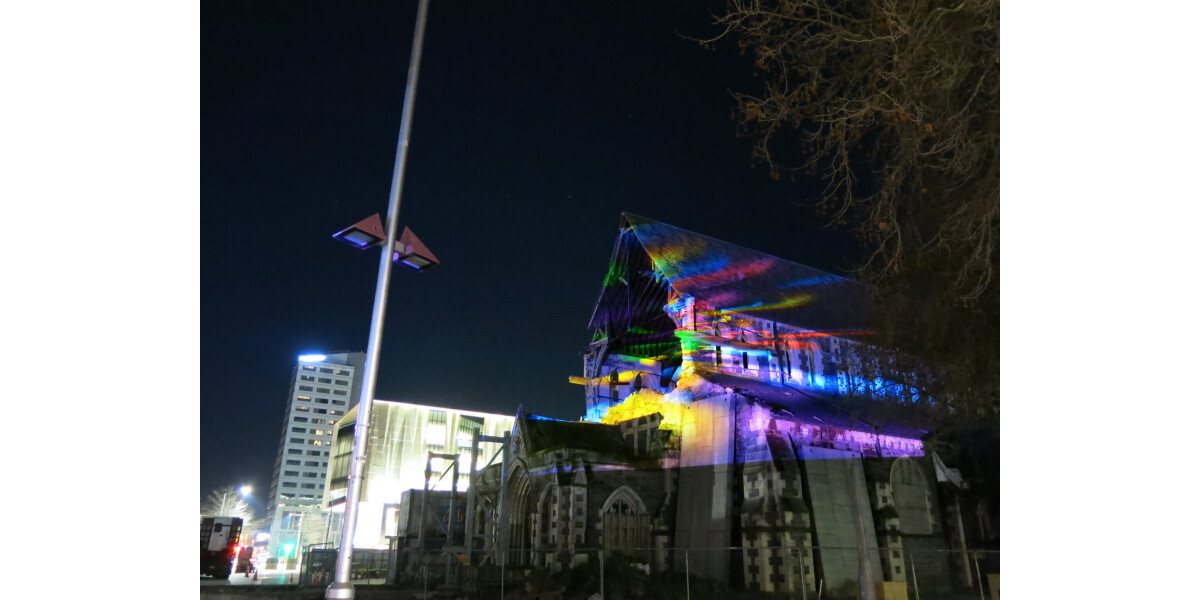 Cathedral lights | discoverywall.nz