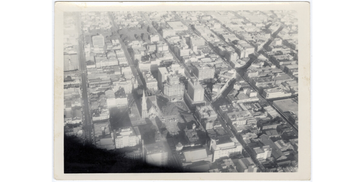 Aerial view of the Square | discoverywall.nz