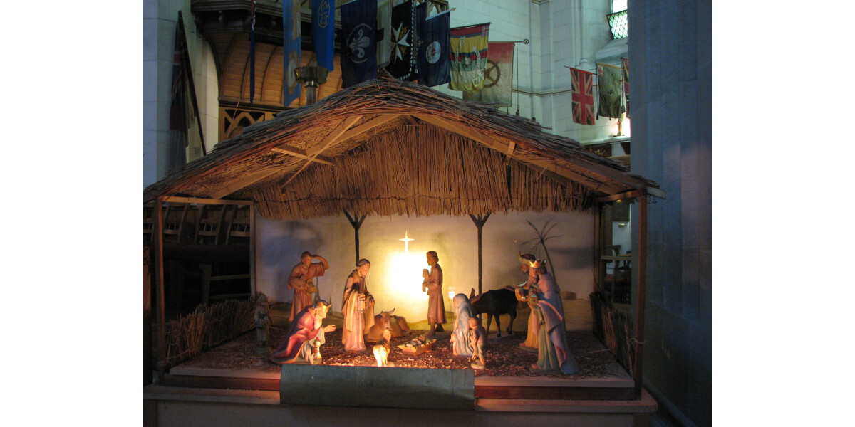 Cathedral Nativity scene | discoverywall.nz