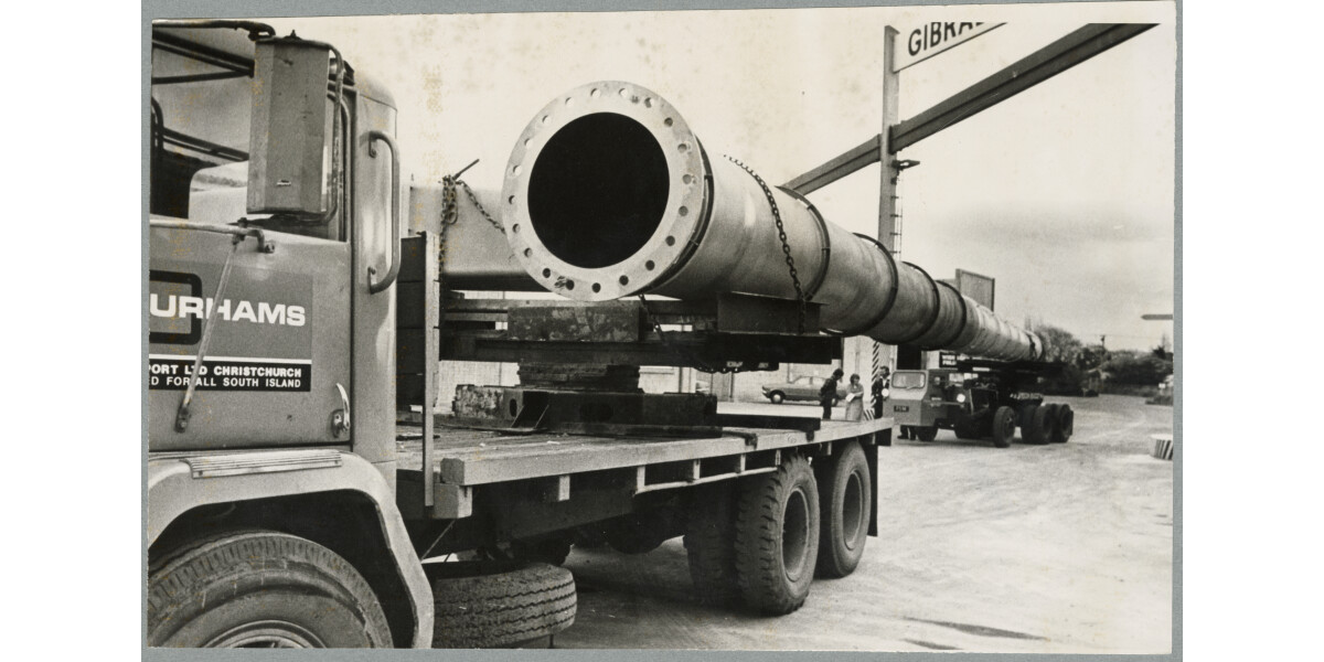 Transportation of chimney stack | discoverywall.nz