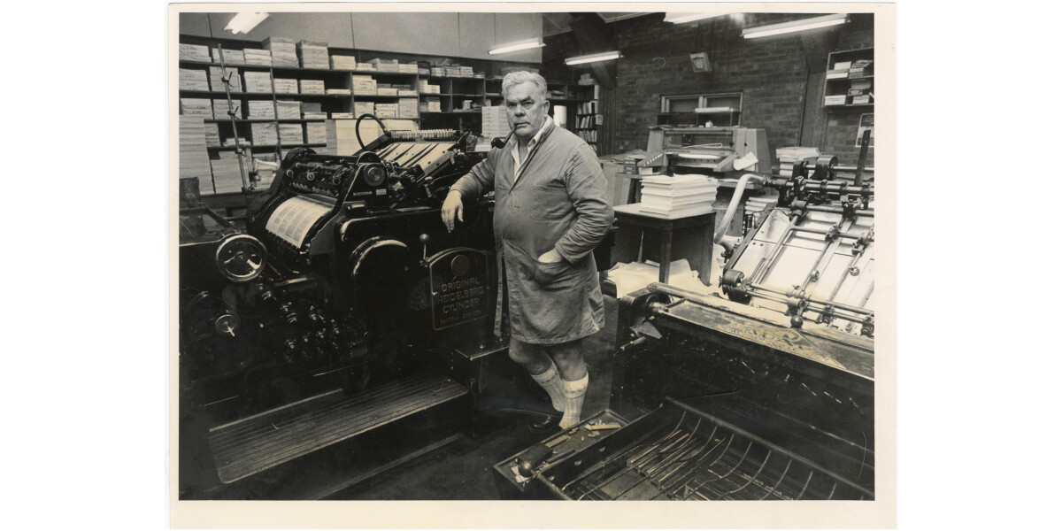 Caxton Press printing presses | discoverywall.nz