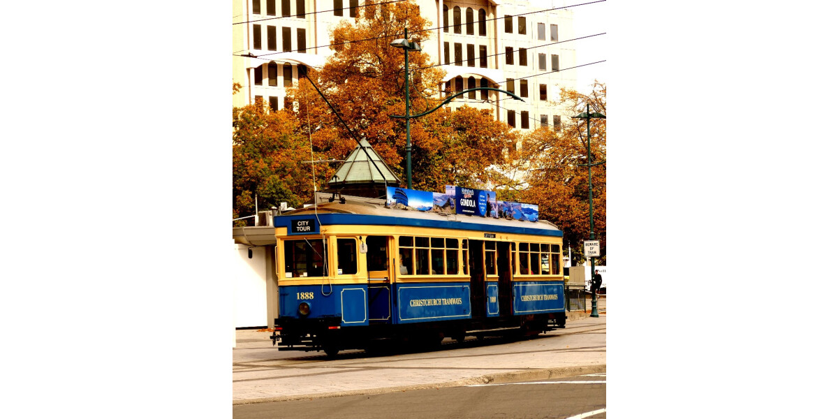 Blue Tram | discoverywall.nz