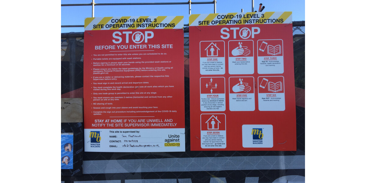 Building signage level 3 | discoverywall.nz