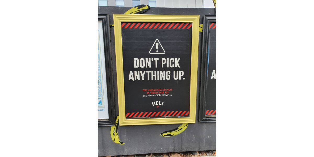 Hell's Pizza advertising during Alert Level 3 | discoverywall.nz