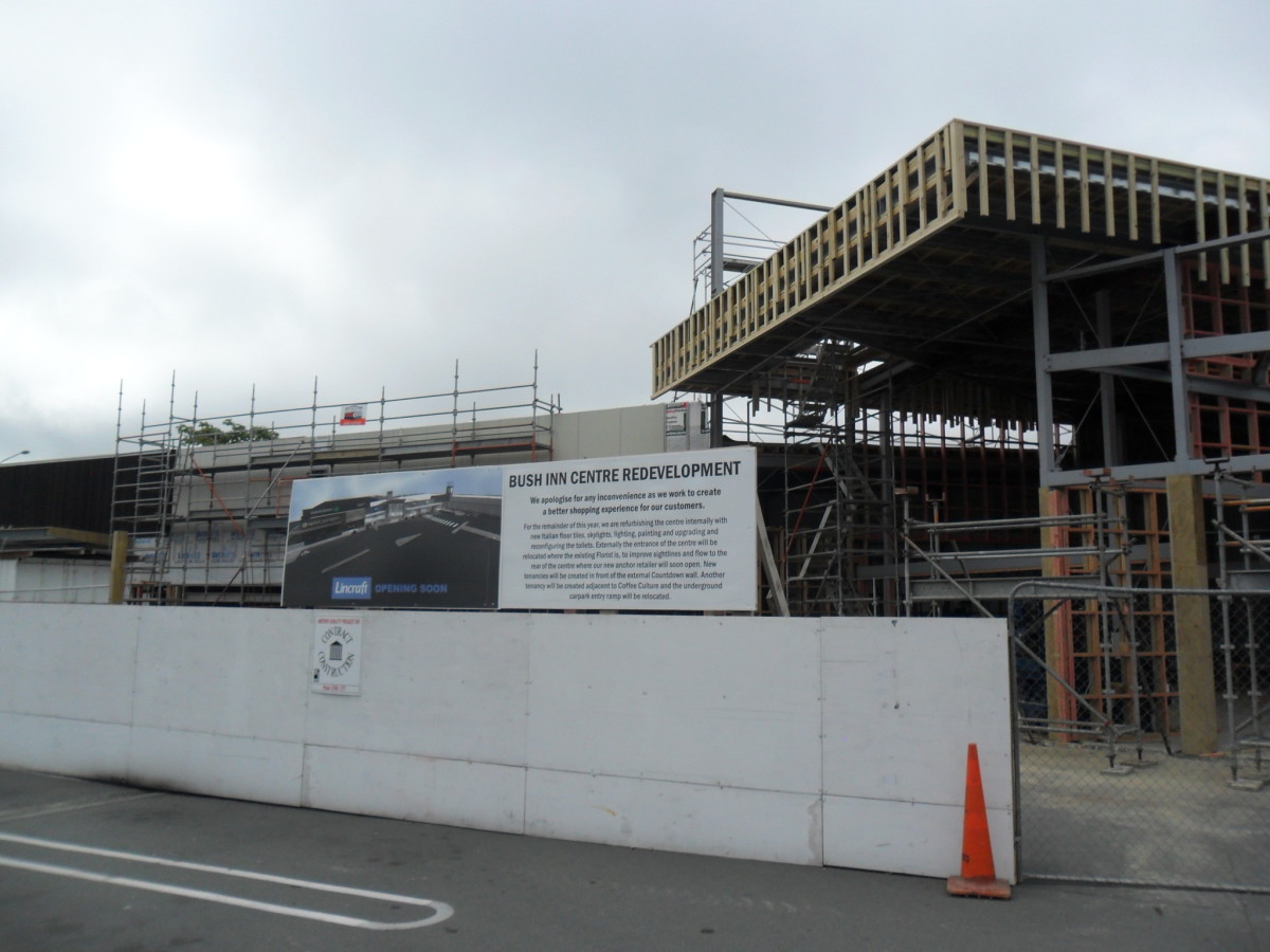 Bush Inn Centre Rennovations, Upper Riccarton | discoverywall.nz