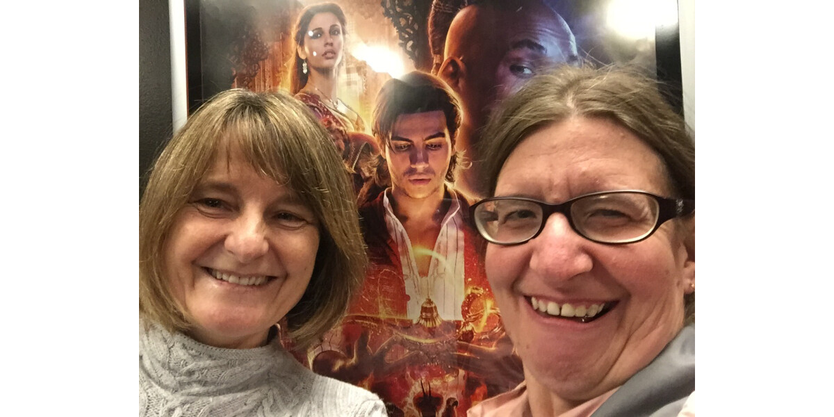 Kerstin and Michelle at the movies | discoverywall.nz