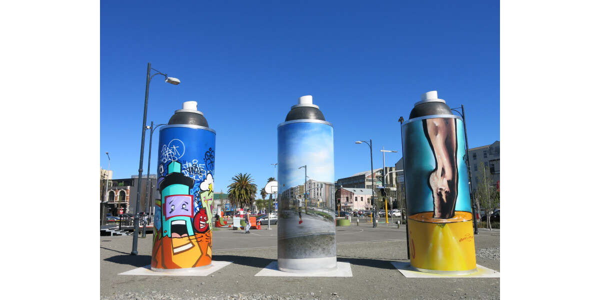 Giant cans | discoverywall.nz