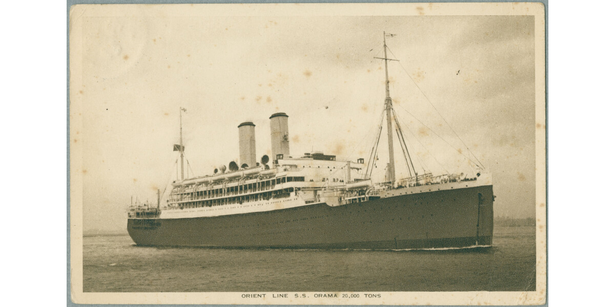 Orient Line S.S Orama | discoverywall.nz