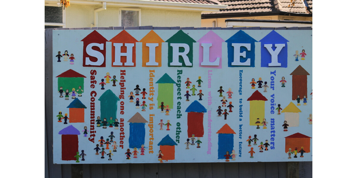 Shirley community mural - MacFarlane Park | discoverywall.nz