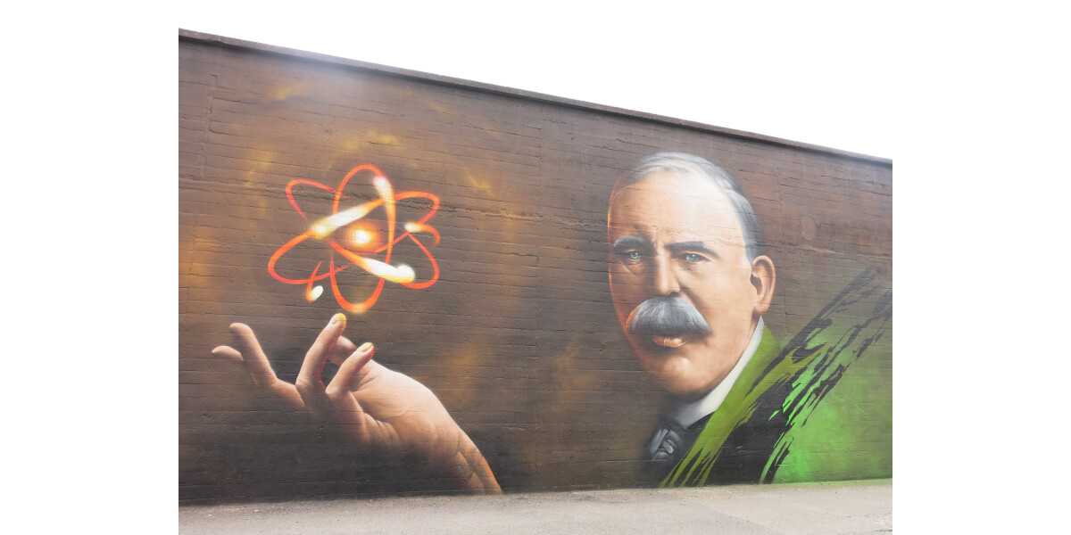 Ernest Rutherford mural | discoverywall.nz