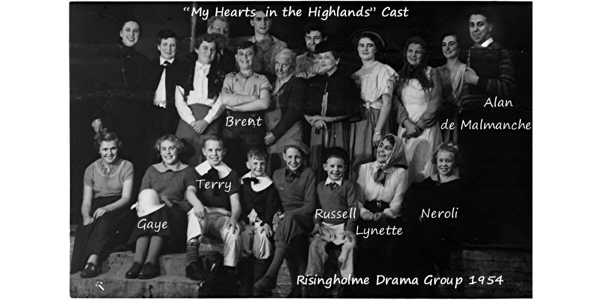 Risingholme Drama Group... "My heart's in the Highlands"...