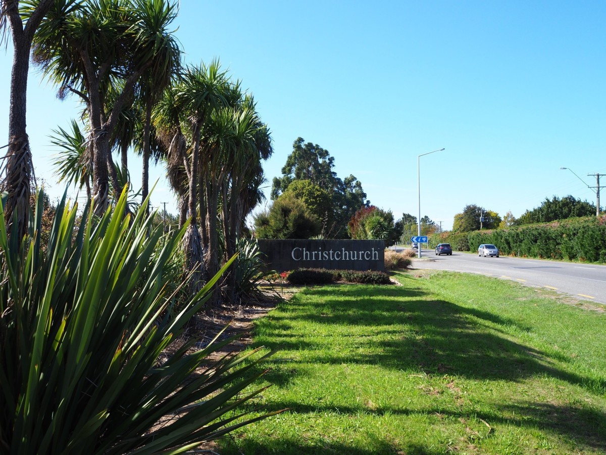 Christchurch sign | discoverywall.nz
