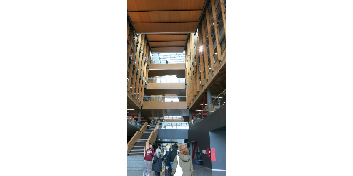 Whatukura - central atrium of the Ernest Rutherford building
