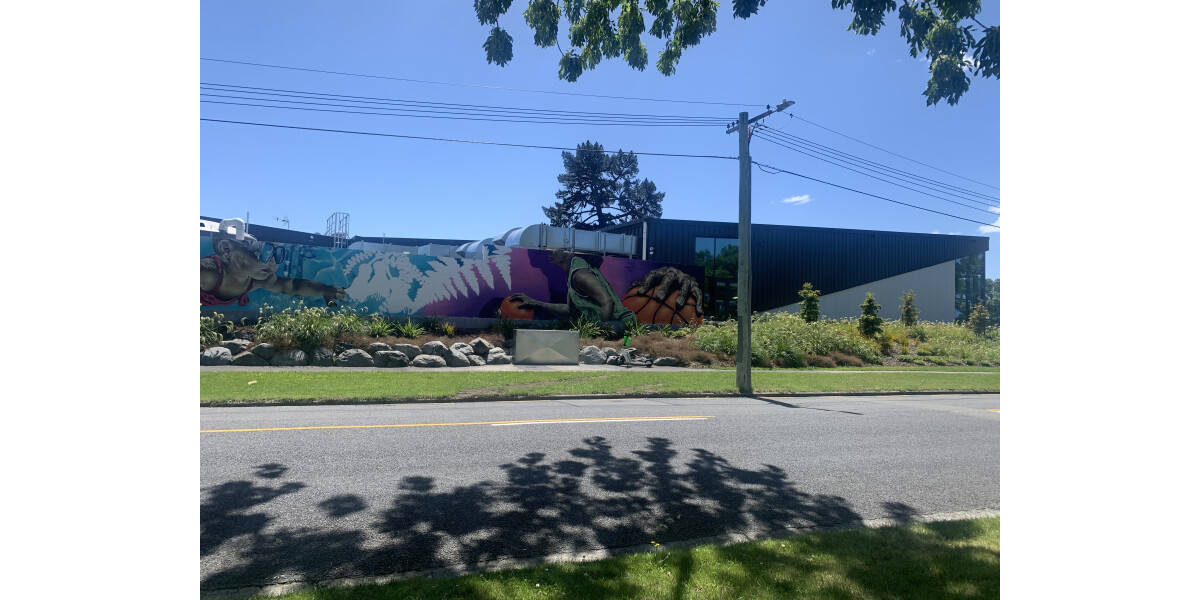 Te Pou Toetoe Linwood Pool building | discoverywall.nz