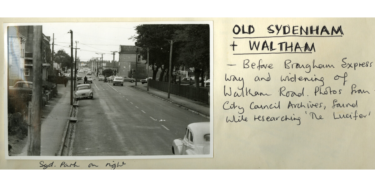 Brougham Street – Sydenham Park on right | discoverywall.nz