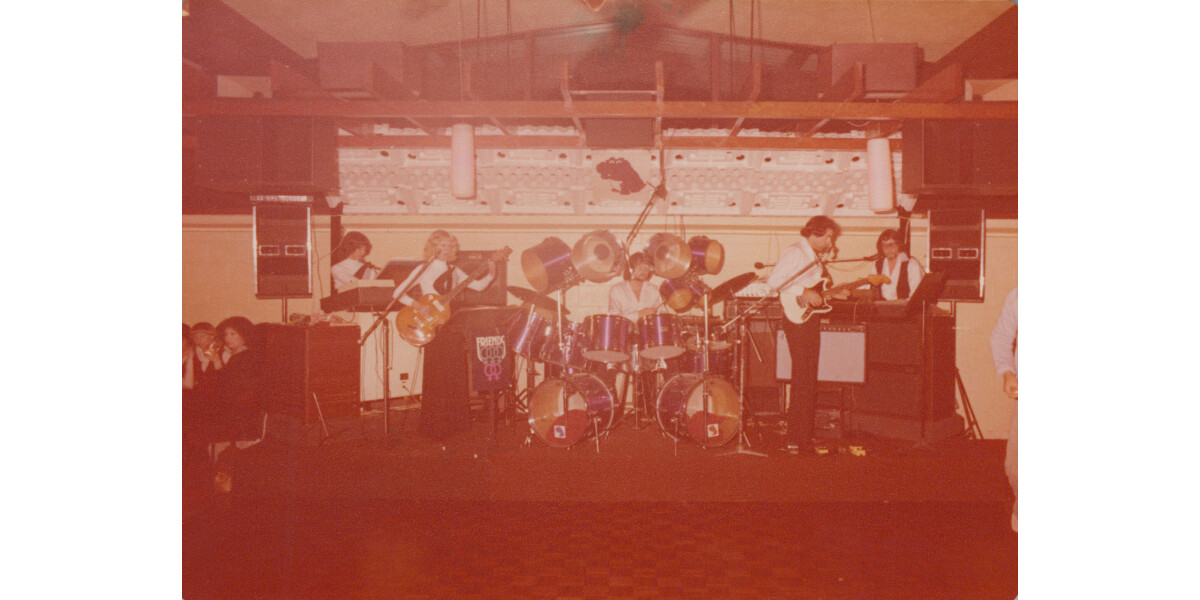 The band “Friends” performing at the Russley Hotel