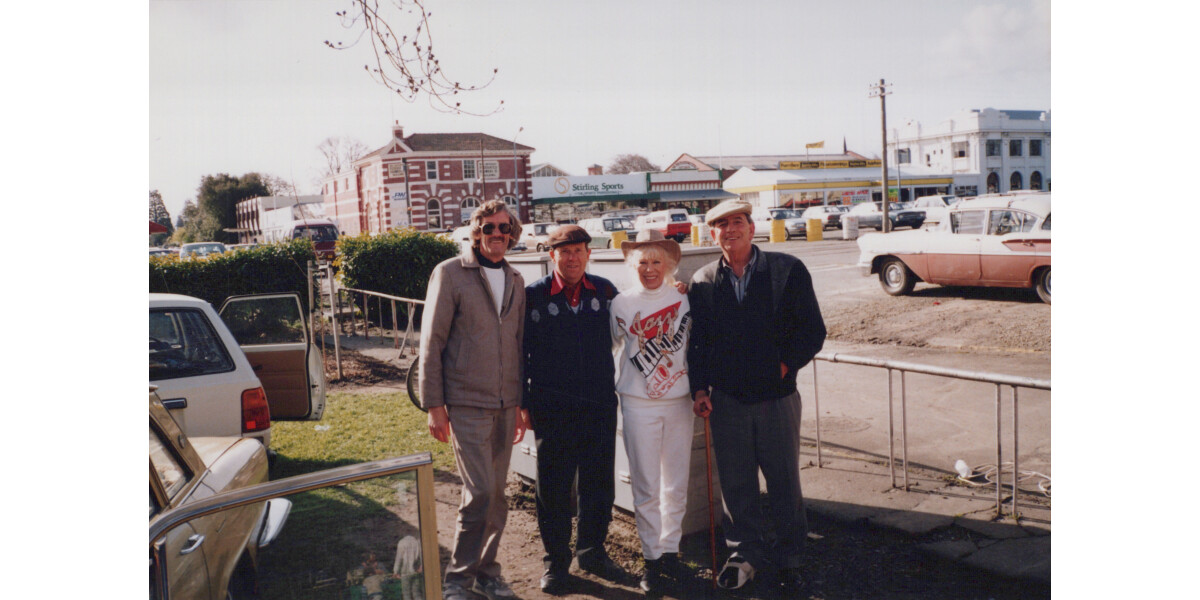Portrait view of members of the “Turkey Buzzard” band