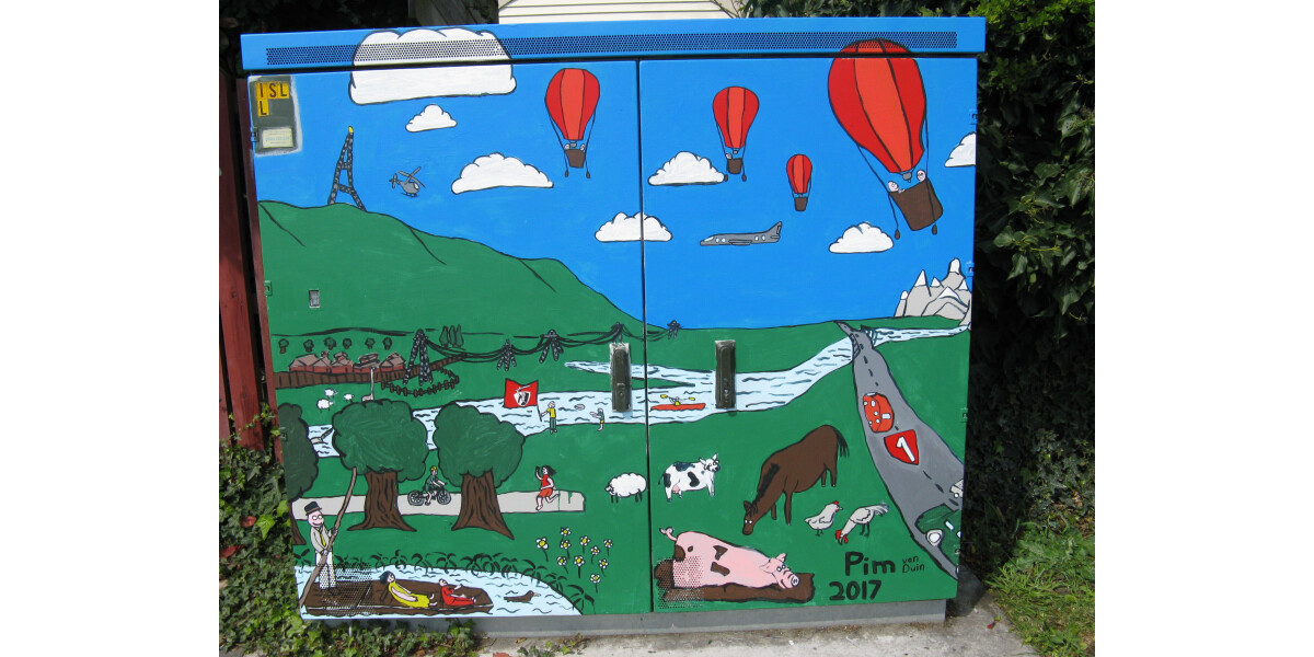 Pim van Duin utility box – Neill Street | discoverywall.nz