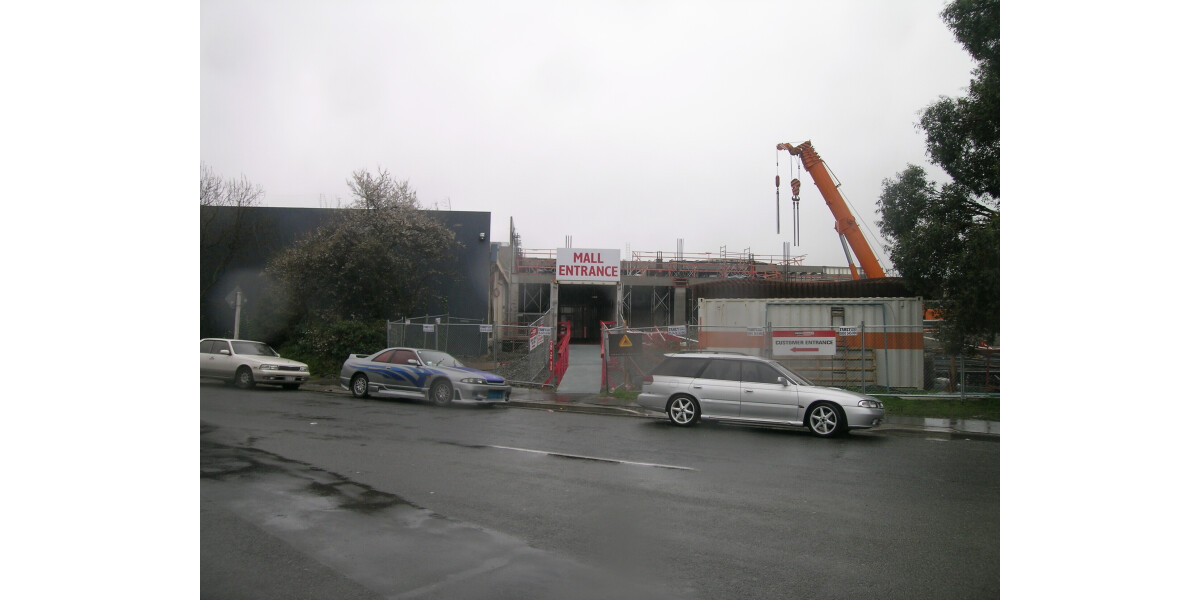 Dress Smart temporary entrance in Hornby | discoverywall.nz