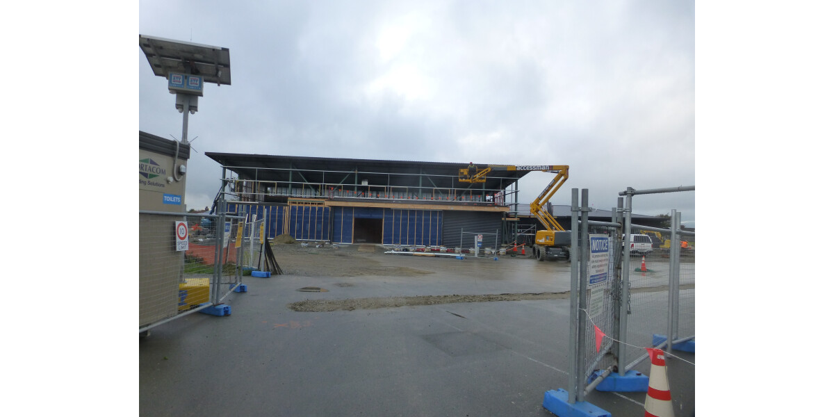 South Hornby School main building construction | discoverywall.nz