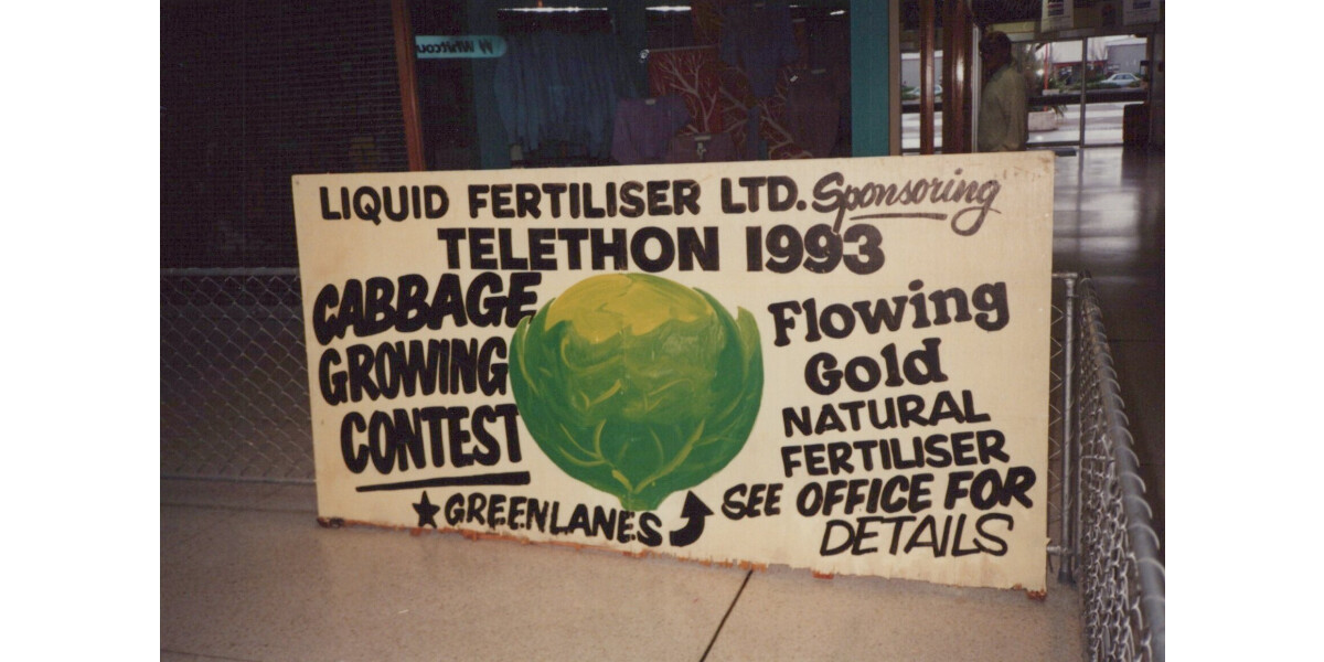 Telethon 1993 cabbage growing contest | discoverywall.nz