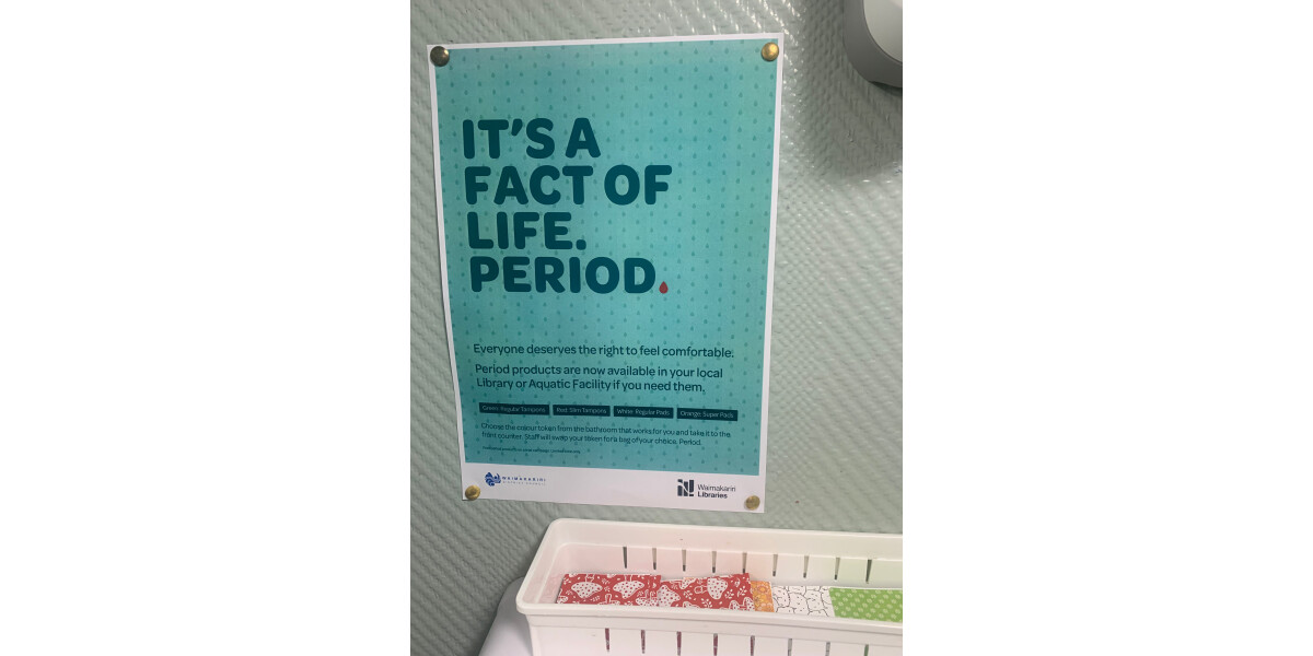 Sign at Rangiora Library | discoverywall.nz