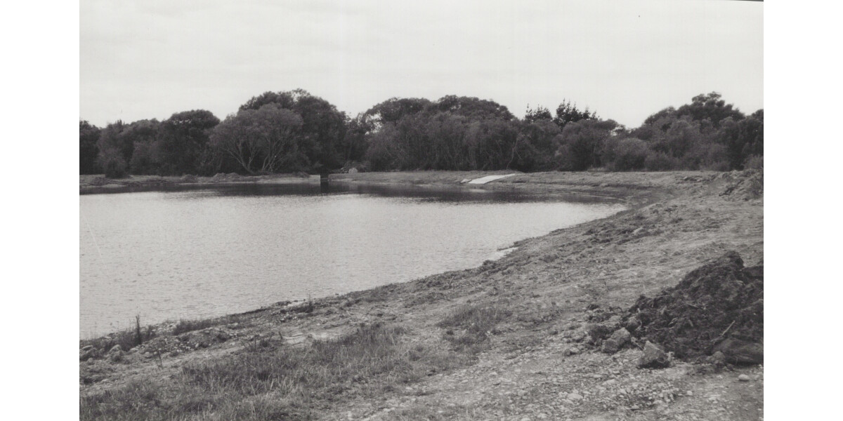 Newly formed lake at The Groynes | discoverywall.nz