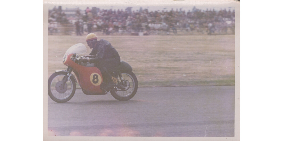 Lady Wigram Race Day motorcycle no. 8 | discoverywall.nz