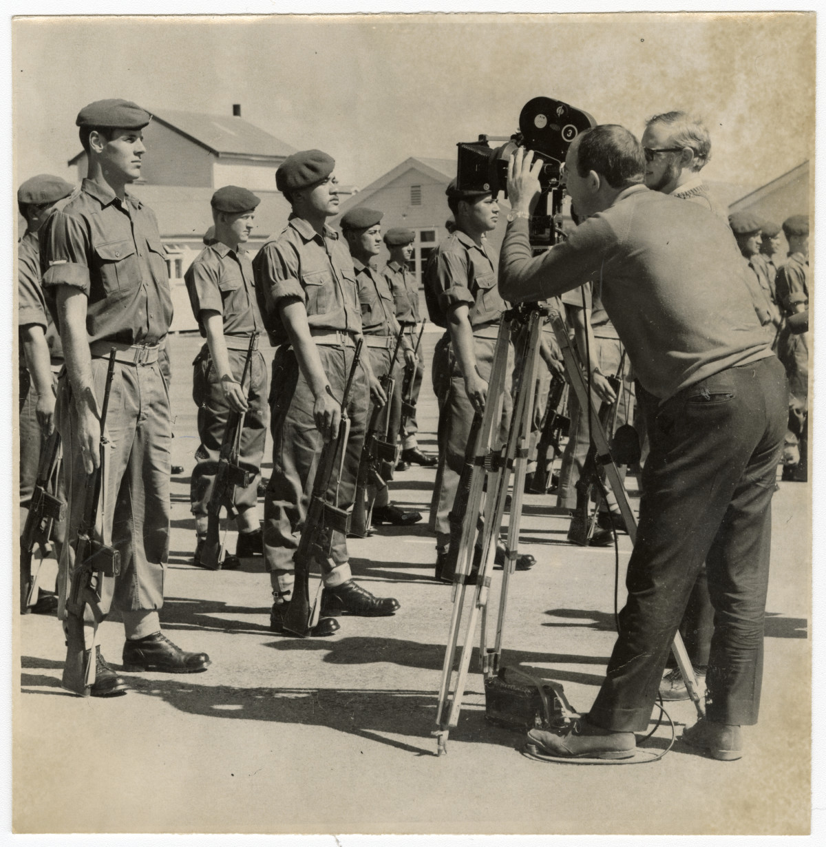 Filming at Burnham Military Camp | discoverywall.nz