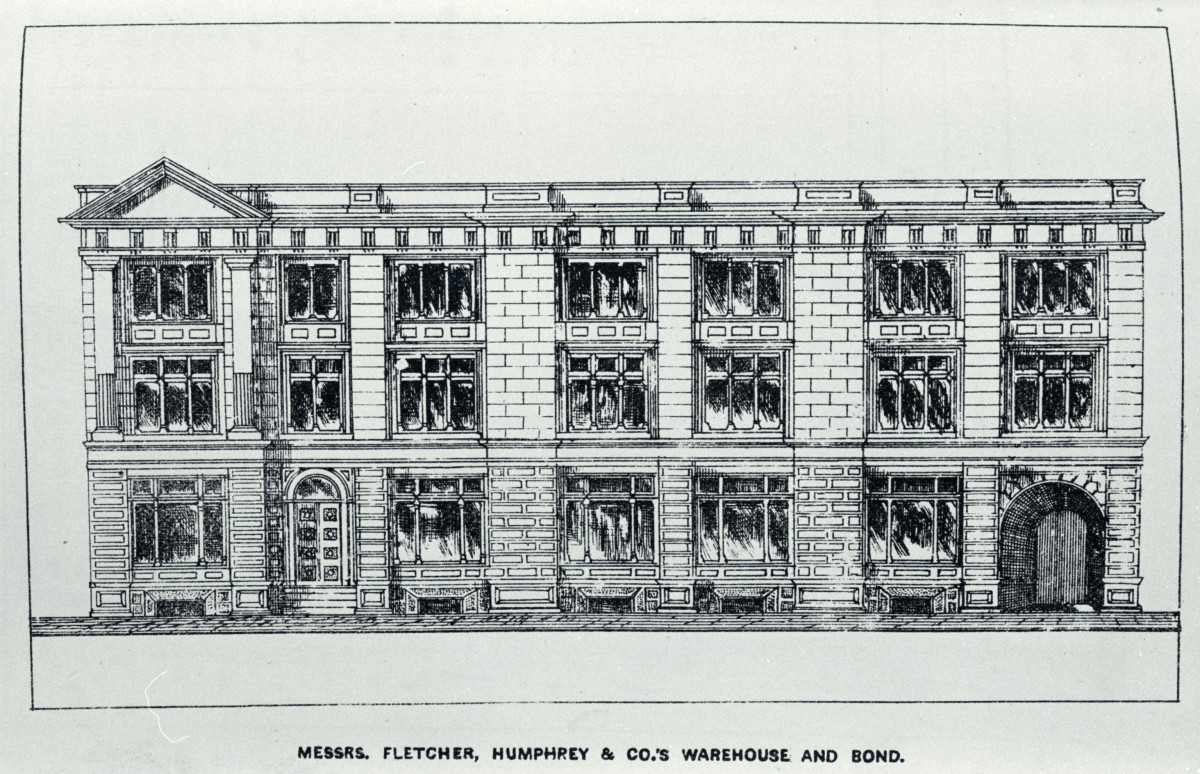 The warehouse of Messrs Fletcher, Humphreys & Company