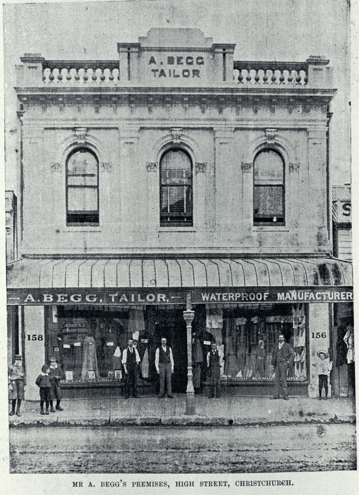 Alexander Begg, 156-158 High Street, Christchurch | discoverywall.nz