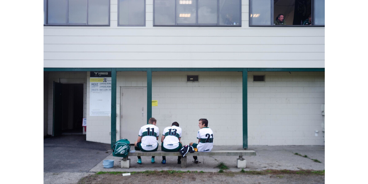 Halswell Hawks outside Club rooms after game | discoverywall.nz