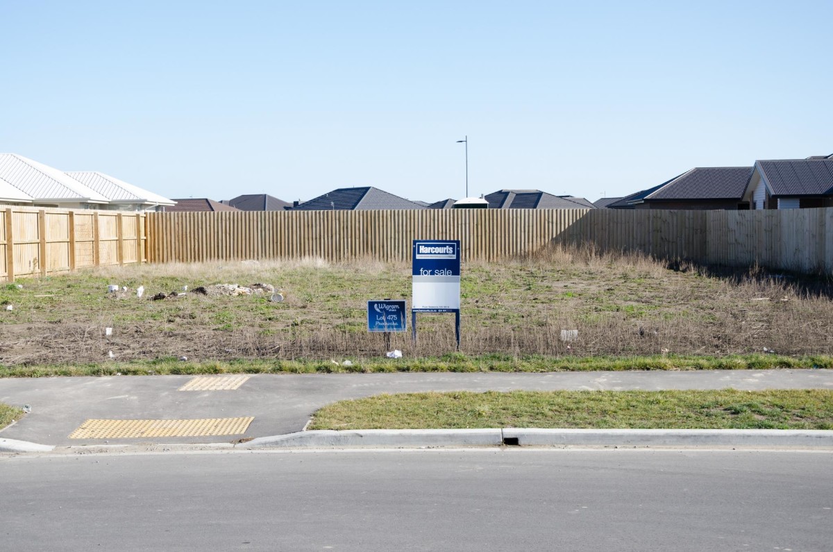 Empty section for sale in Wigram Skies subdivision | discoverywall.nz