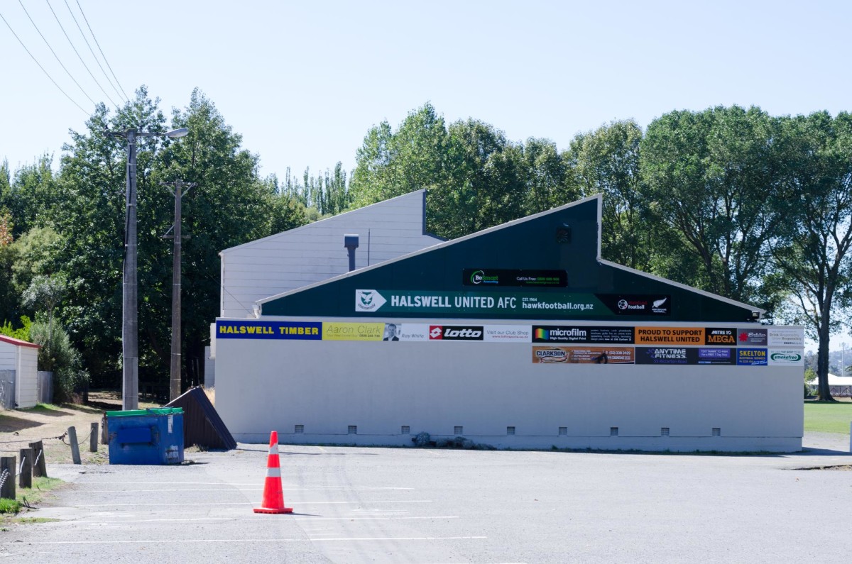 Halswell United club rooms at Halswell Domain | discoverywall.nz