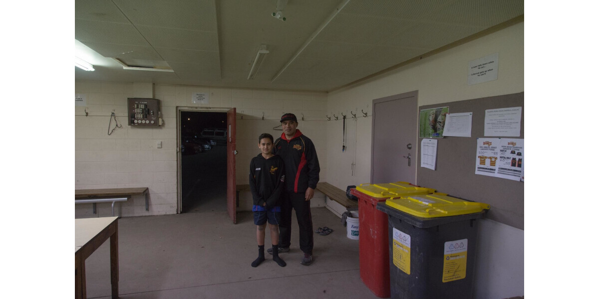 Halswell Hornets Rugby League Club changing room | discoverywall.nz
