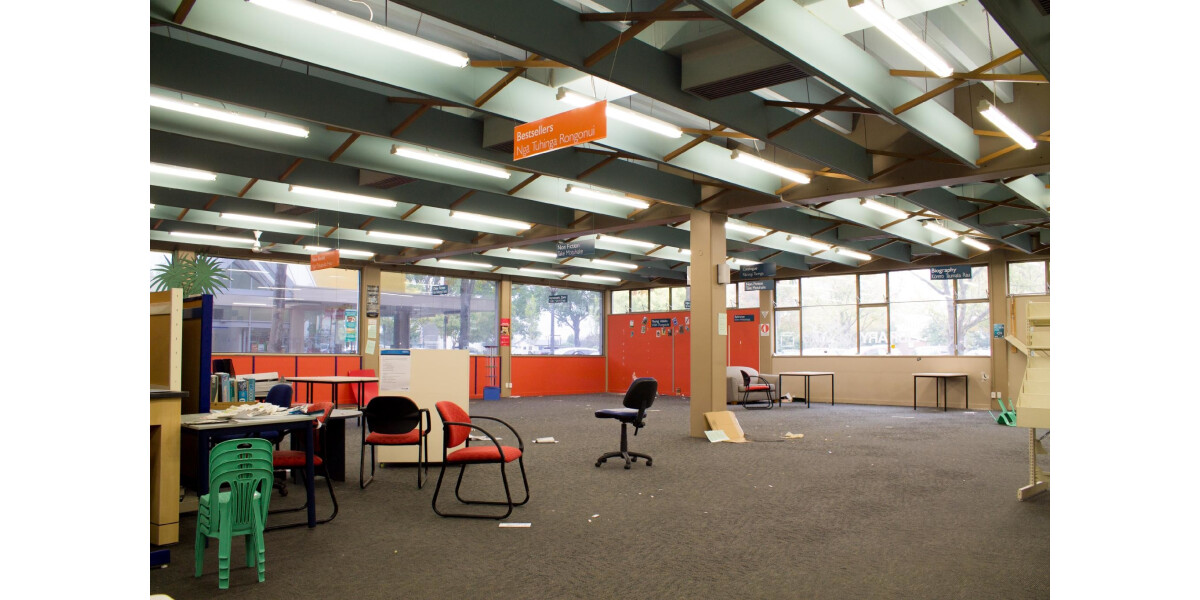 Ground floor of the former Bishopdale Library | discoverywall.nz