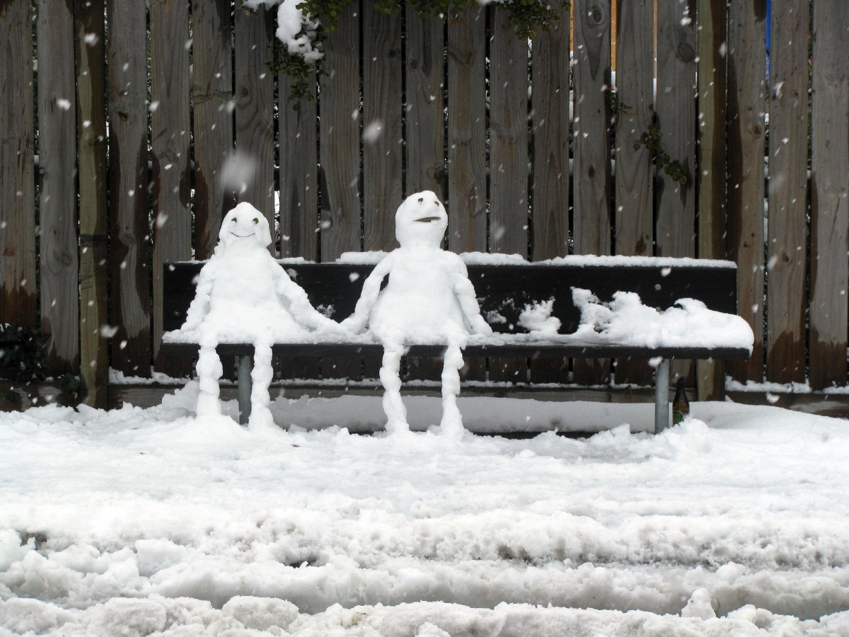 Snow People, Centaurus Road | discoverywall.nz