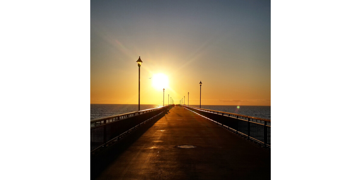 Sunrise at New Brighton Pier | discoverywall.nz
