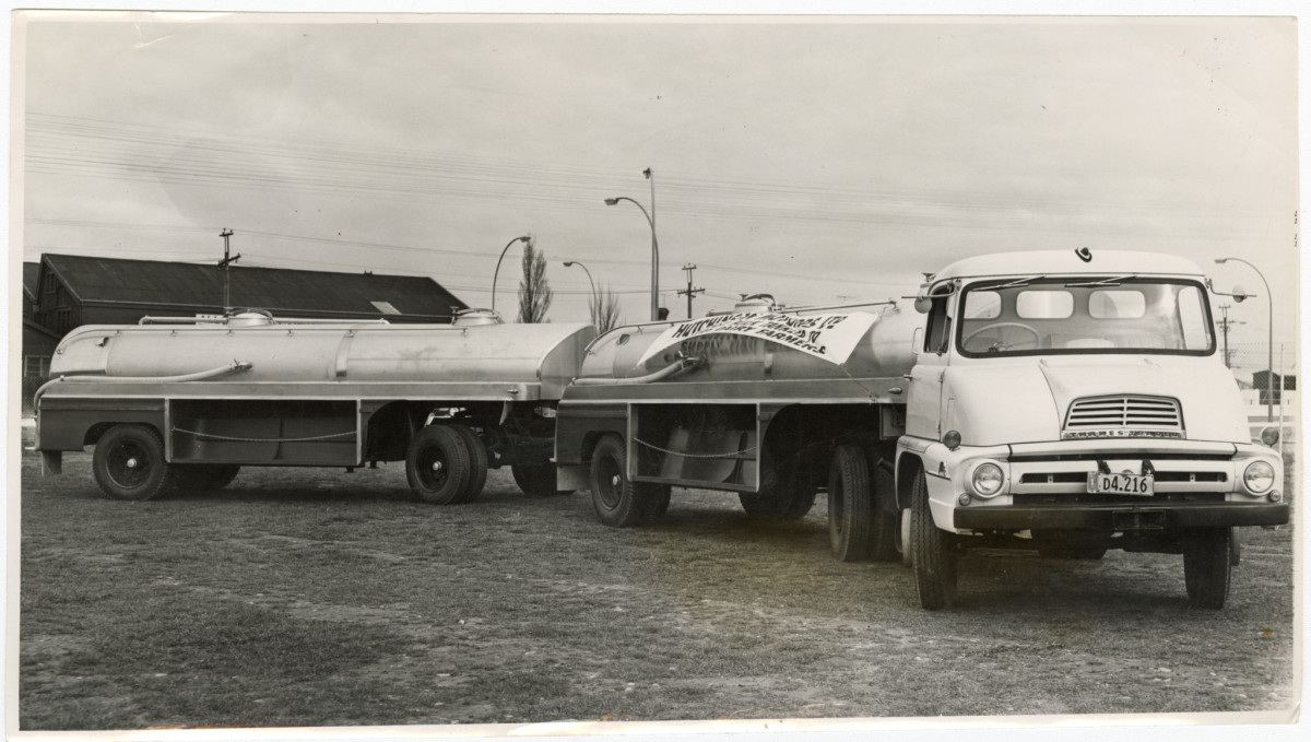 Milk tanker | discoverywall.nz