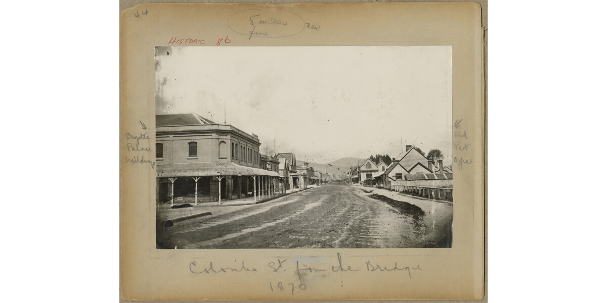 Early Colombo Street looking south | discoverywall.nz
