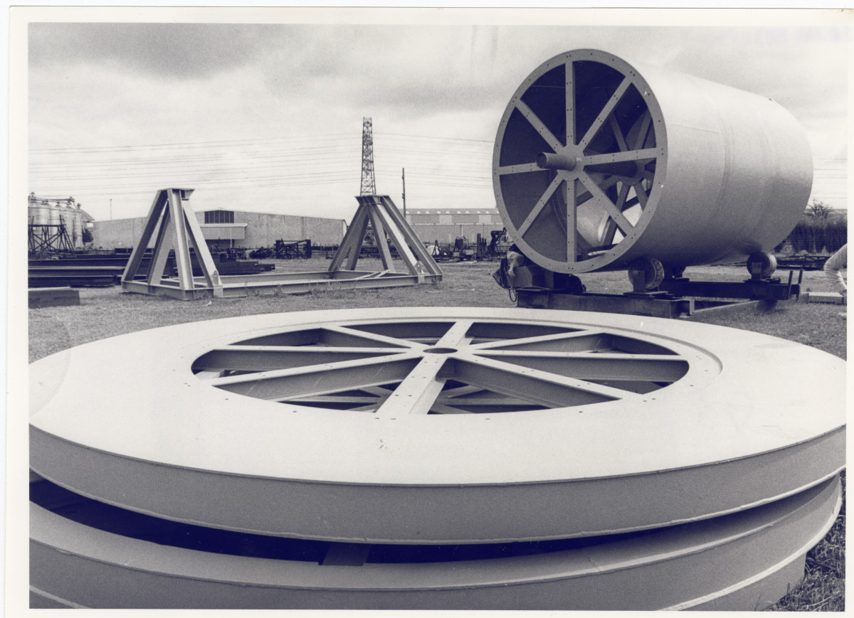 Part of the Cook Strait cable relay drum | discoverywall.nz