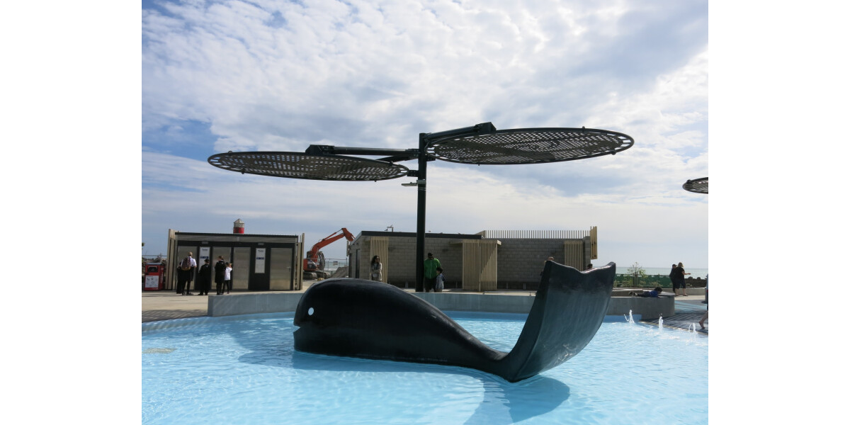 Whale at New Brighton Beachside Playground | discoverywall.nz