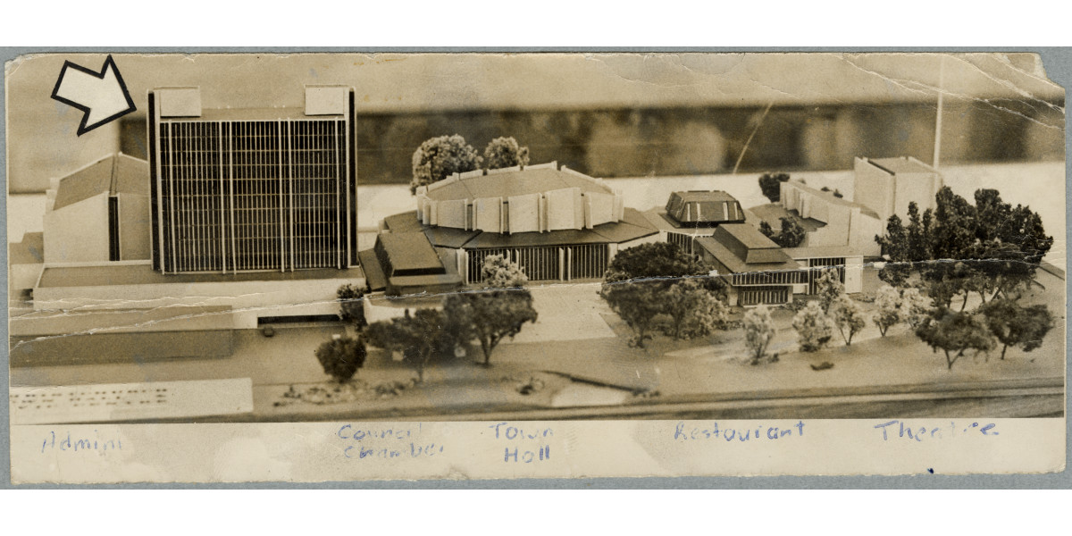 Town Hall model | discoverywall.nz