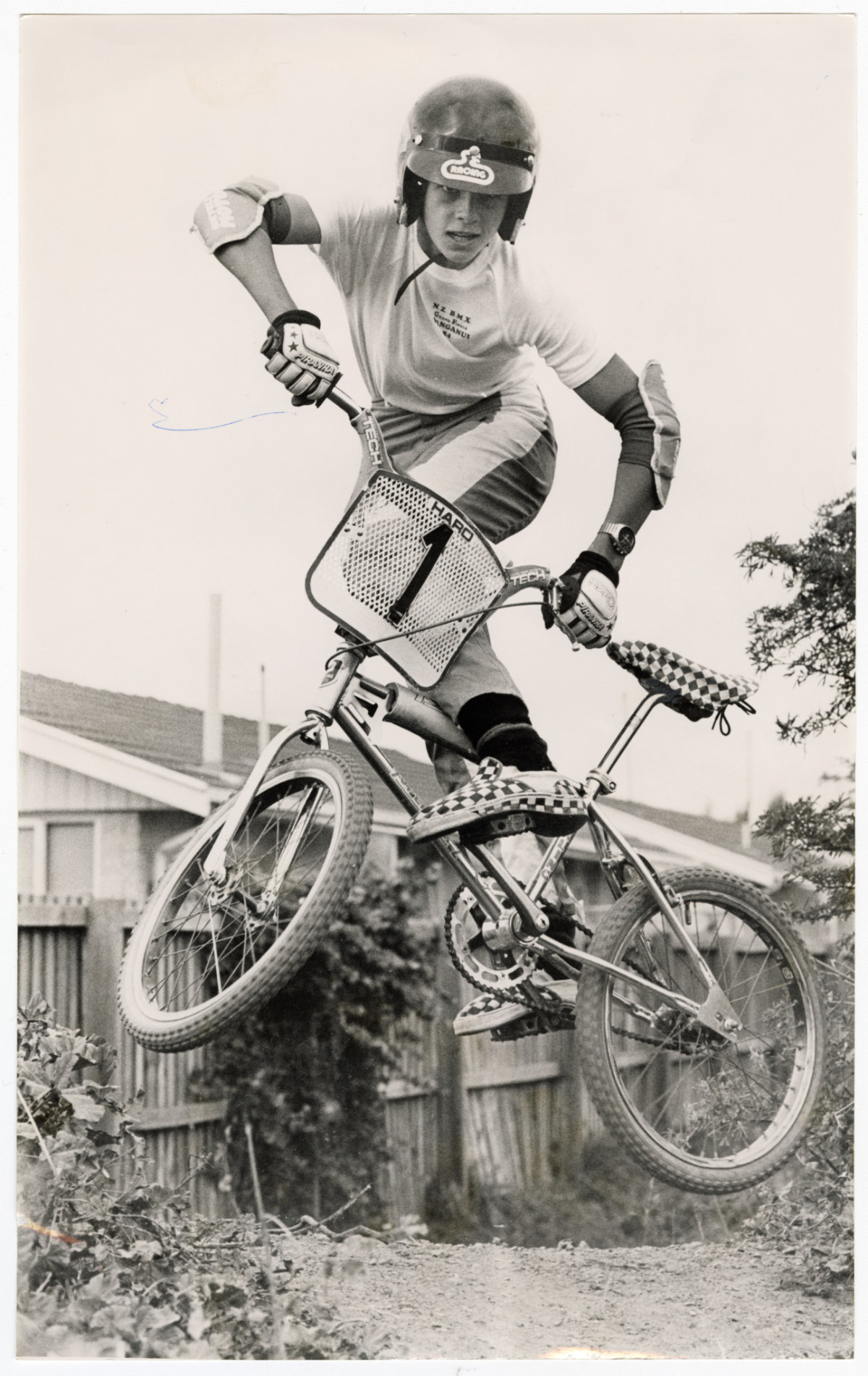 Peter McIntyre on a BMX bike | discoverywall.nz