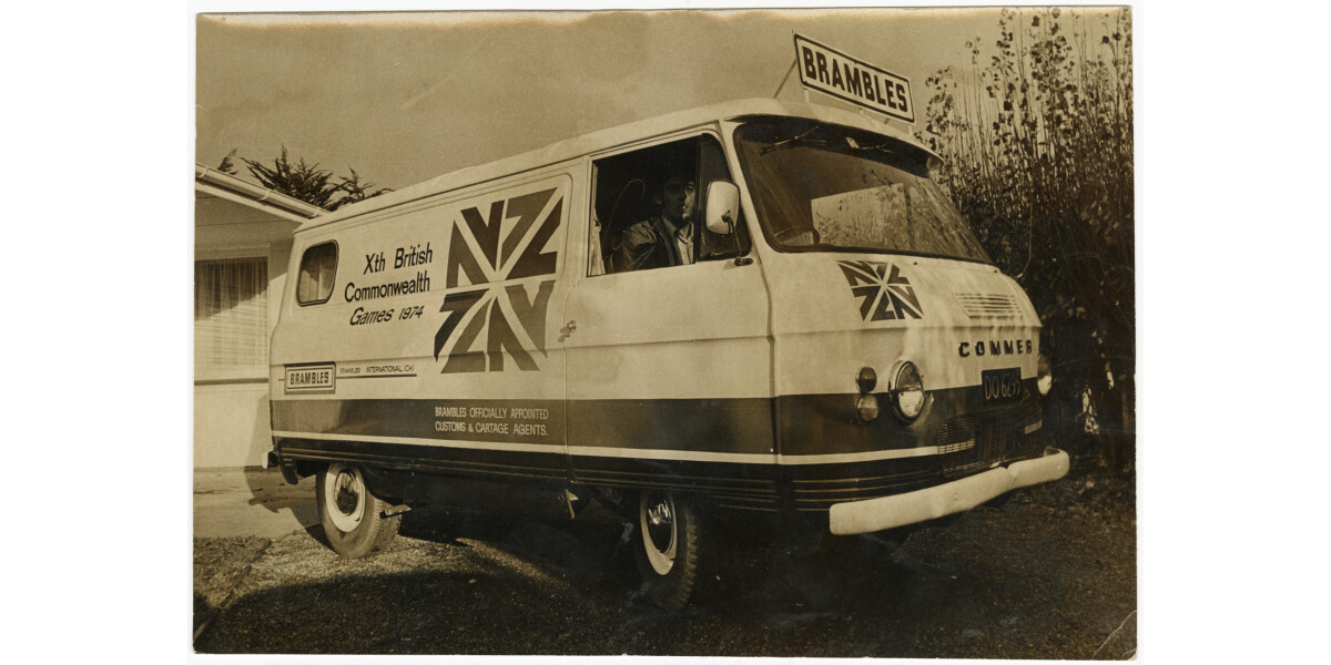 Branded van for the Christchurch Commonwealth Games | discoverywall.nz