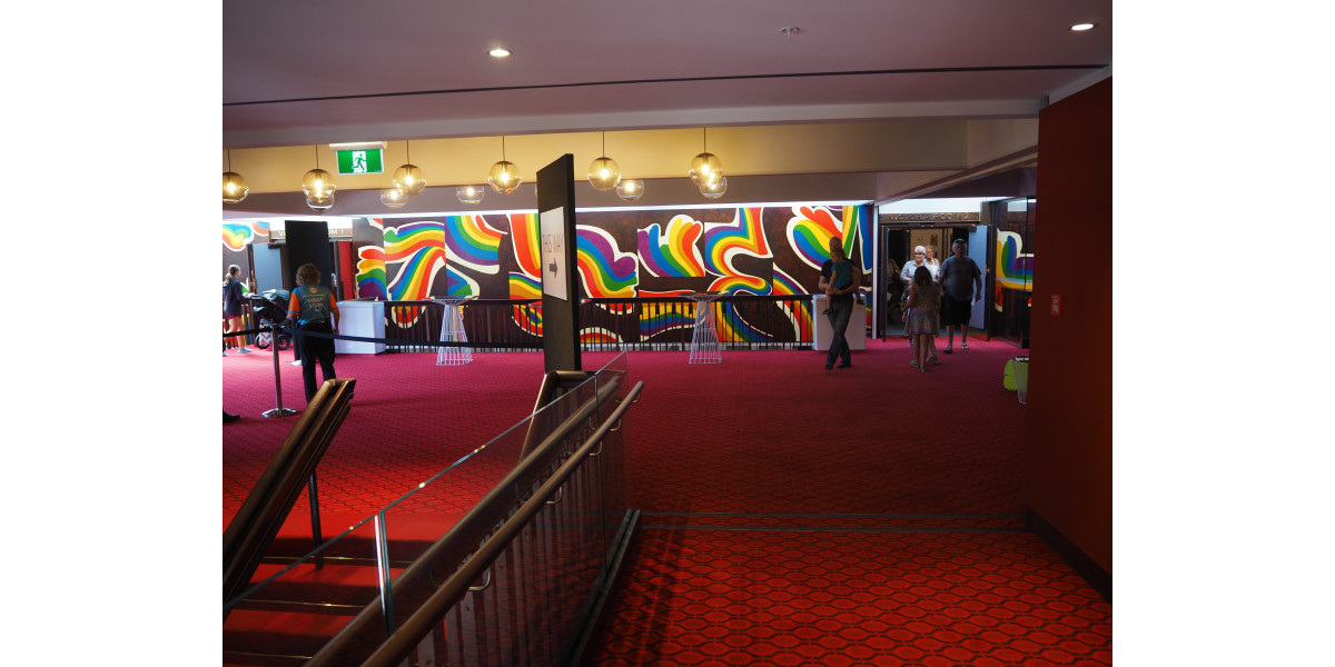 Pat Hanly artwork in the Town Hall | discoverywall.nz