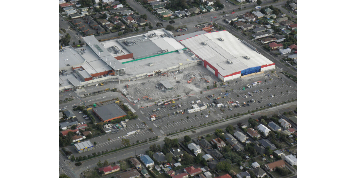 Eastgate shopping Mall two days after the earthquake.