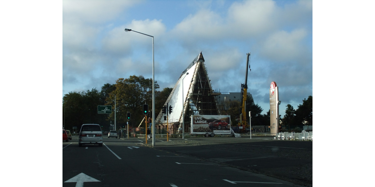 Construction of the Christchurch Transitional Cathedral