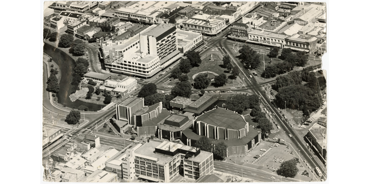 Aerial view of Victoria Square | discoverywall.nz